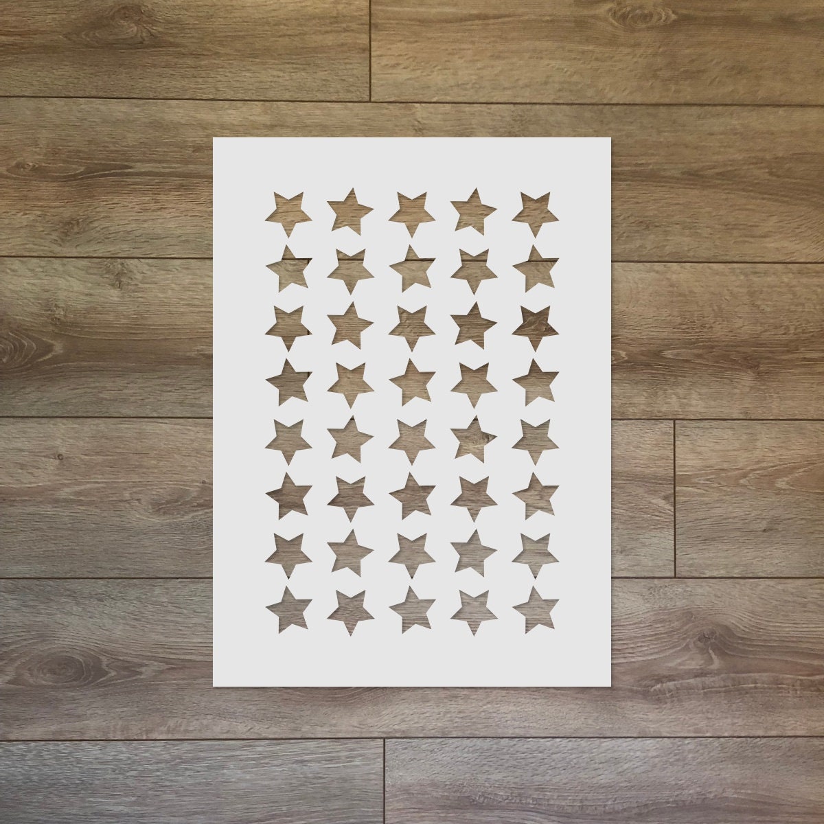 Stars Reusable Plastic Stencil - StencilDirect.com